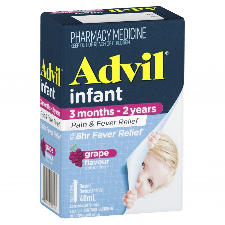 Buy Advil Infant's Pain & Fever Relief 3 mths - 2 yrs Suspension 40ml ...