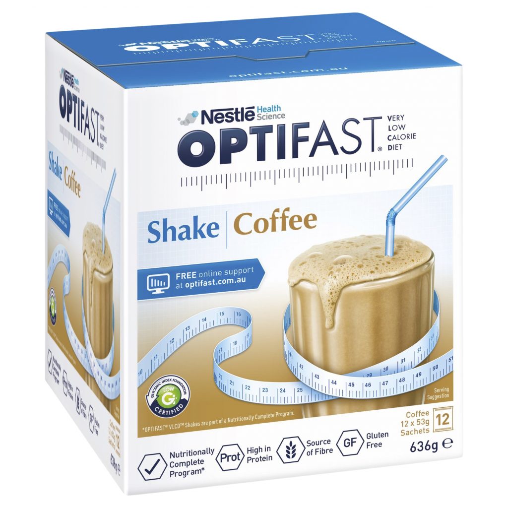 Buy Optifast VLCD Shake Coffee 53g X 12 pack Online - eMedical