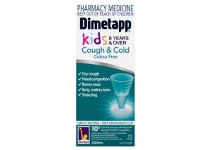 Buy Dimetapp Kids 6+ Years Dry Cough & Cold Elixir Colour Free & Sugar ...