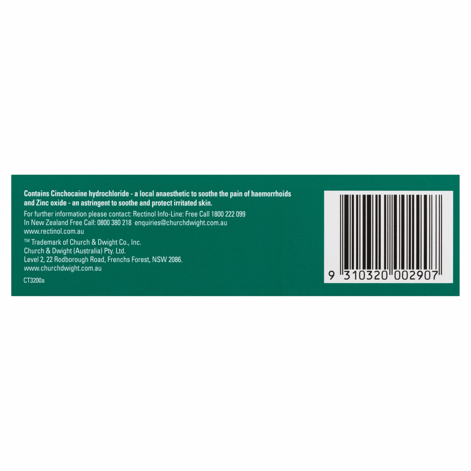 Buy Rectinol Haemorrhoid Ointment 50g Online - eMedical