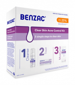 Buy Benzac Clear Skin Pimple Kit 1 each Online - eMedical