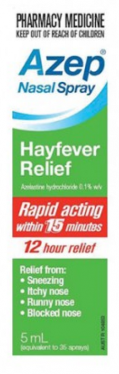 Buy Azep Hayfever Relief Nasal Spray 20ml Online - eMedical