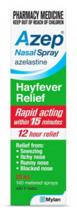 Buy Azep Hayfever Relief Nasal Spray 20ml Online - eMedical