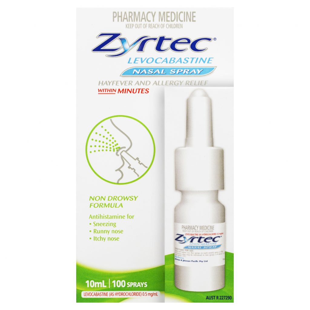 Buy Zyrtec Hayfever & Allergy Nasal Spray 10ml Online - eMedical