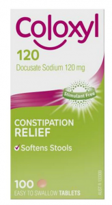 Buy Coloxyl Stool Softener Docusate 120mg Tablets (Pack of 100) Online ...