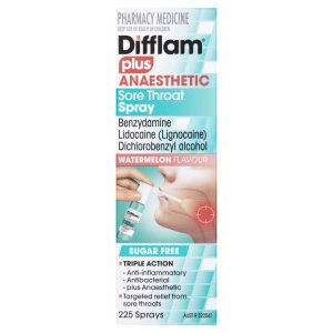 Buy Difflam Sore Throat Spray Plus Anaesthetic 30ml Online - eMedical