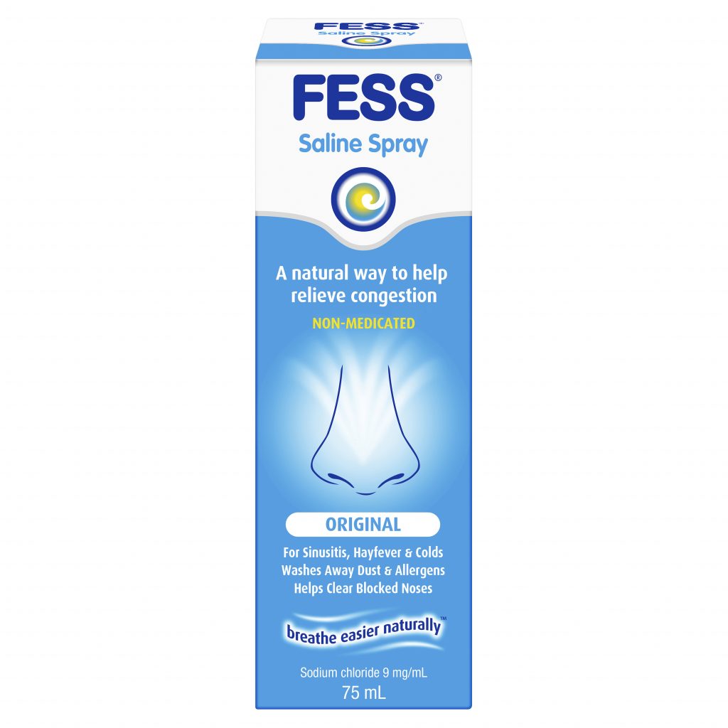 Buy Fess Saline Nasal Spray 75ml Online - eMedical