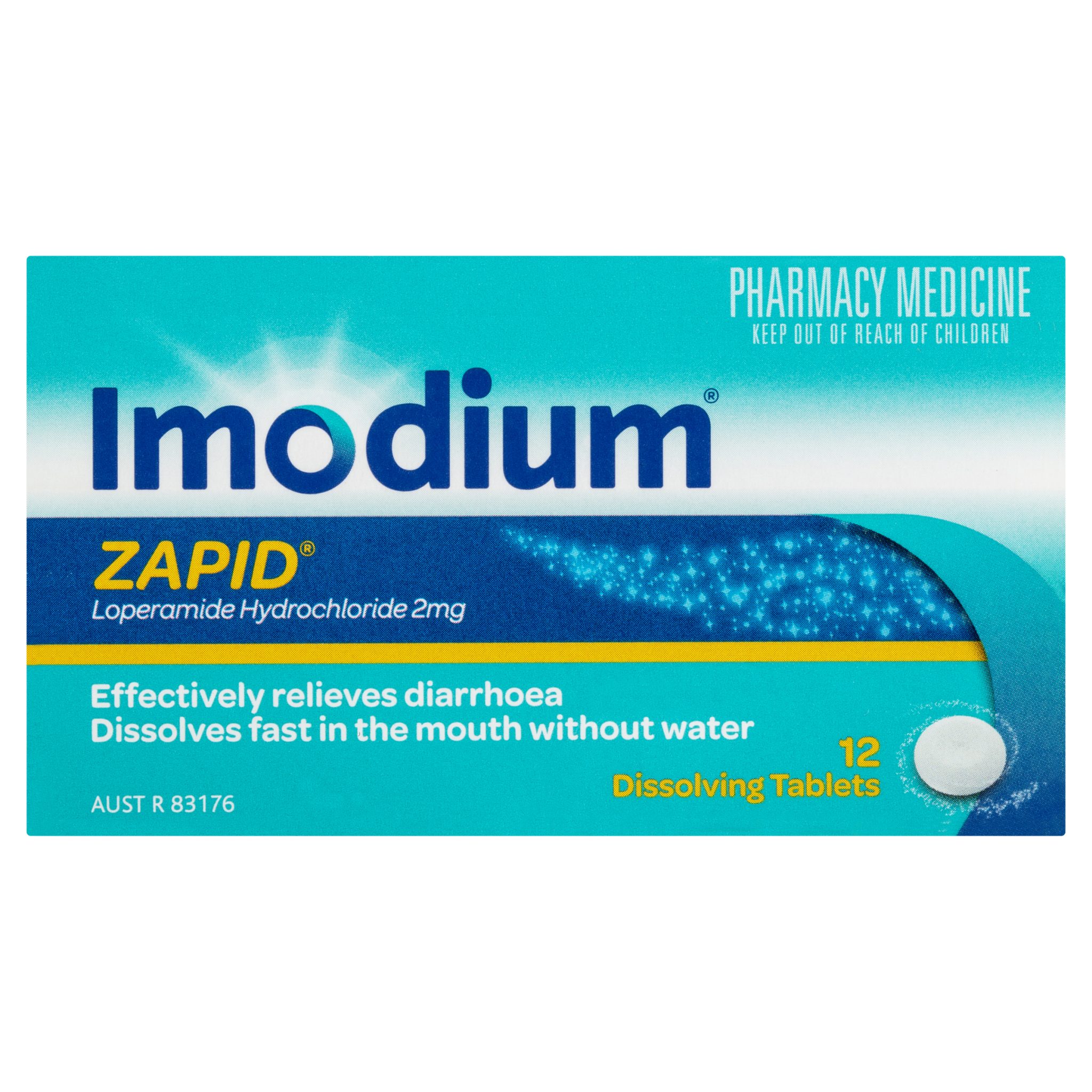 Buy Imodium Zapid Loperamide 2mg Dissolving Tablets (Pack of 12) Online ...