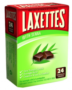 Buy Laxettes Chocolate Squares 24 pack Online - eMedical